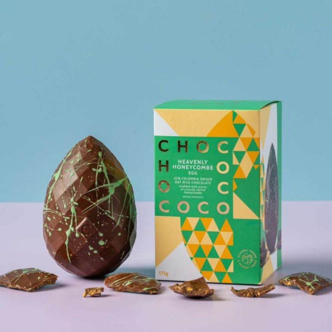 Chococo Chococo Easter Egg Heavenly Honeycombe | The Vegan Candy Man