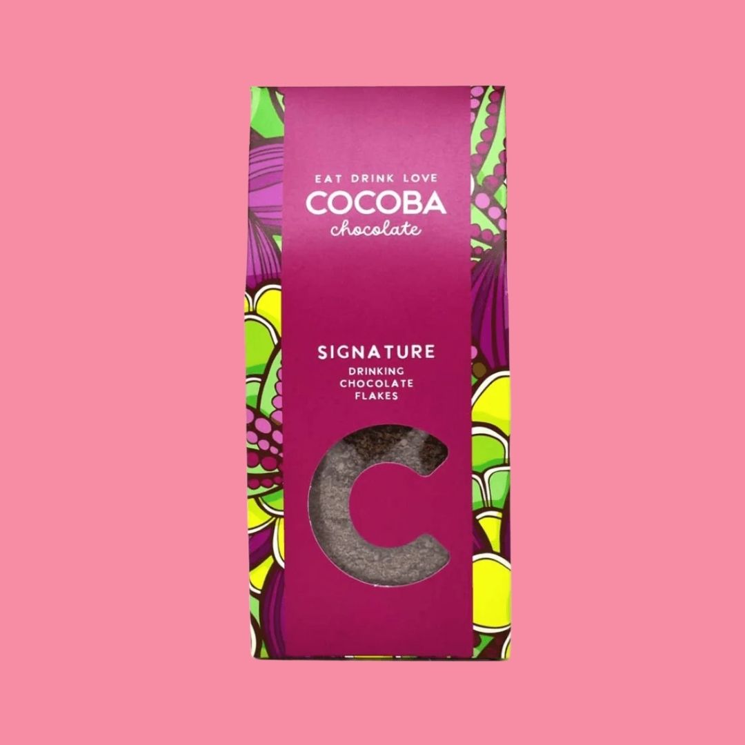 Cocoba Signature Drinking Chocolate Flakes | The Vegan Candy Man