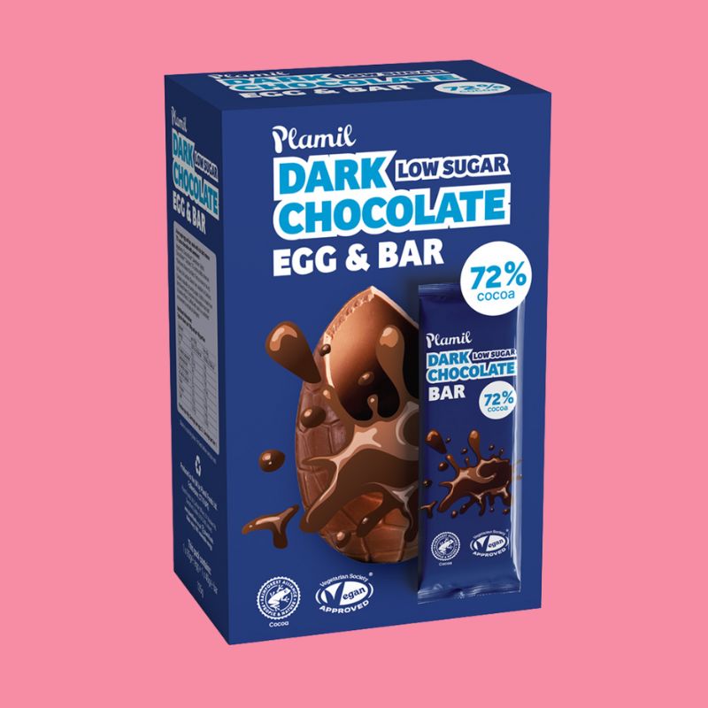 Plamil Low Sugar Chocolate Easter Egg + Bar | The Vegan Candy Man